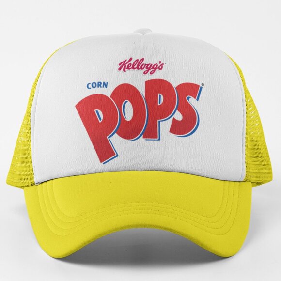 Accessories | New Kelloggs Corn Pops Foam Trucker Snapback Hat 2tone ...